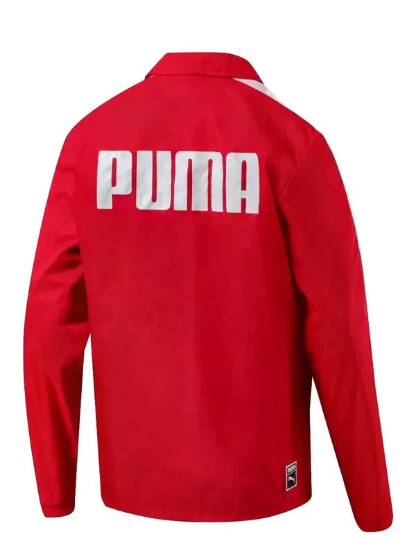 PUMA Logo Detail Jacket - Red