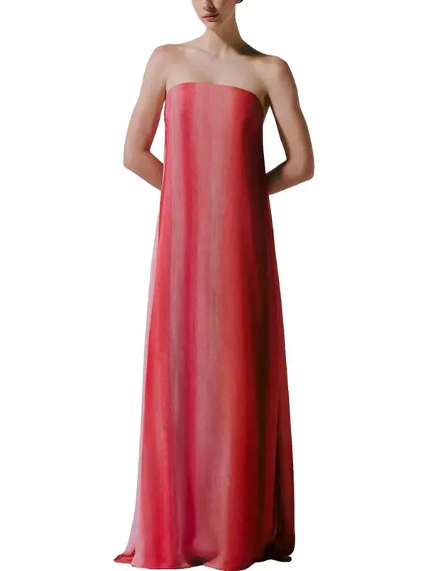 BAOBAB Nara Strapless Maxi Dress - Red