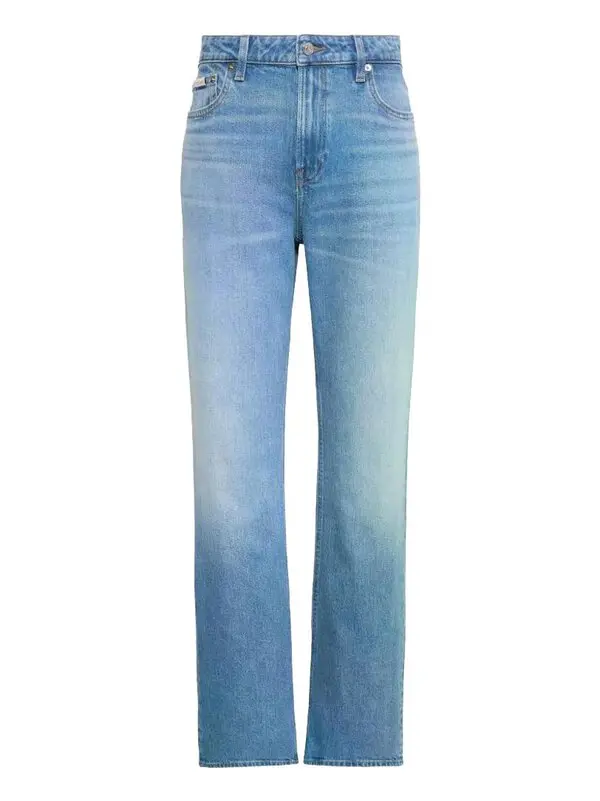 Calvin Klein Whiskering Effect Jeans - Blue