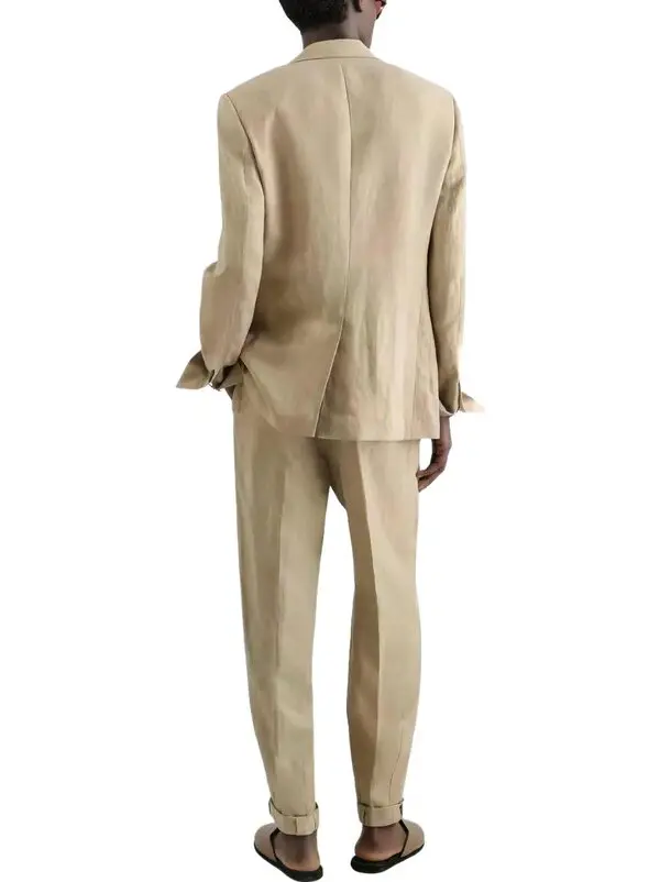 Dolce & Gabbana Martini Light Single-breasted Linen Jacket - Neutrals