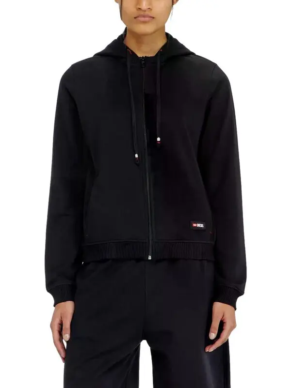 DIESEL® Harriet D-core Zip-up Hoodie - Black