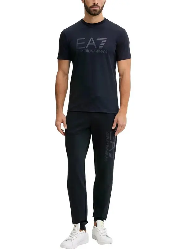 EA7 Logo-print Track Pants - Blue