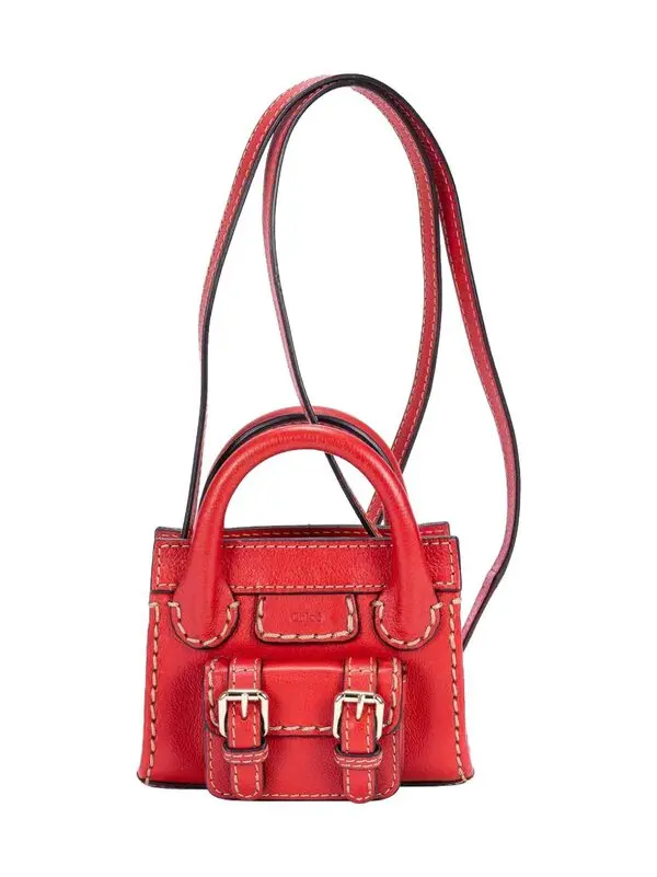 Chloé Edith Nano Shoulder Bag - Red