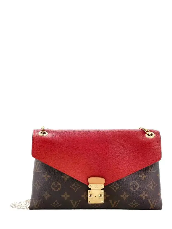 LOUIS VUITTON Pallas Chain Shoulder Bag - Brown