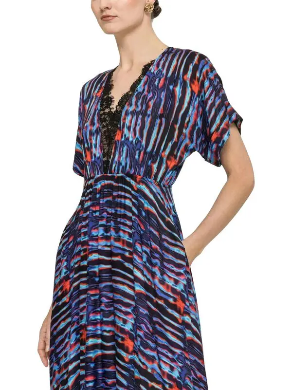 NISSA Midi Dress - Blue