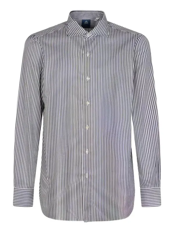 FINAMORE 1925 Striped Shirt - Blue