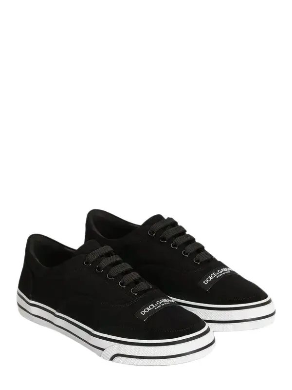 Dolce & Gabbana Dg Sailing Canvas Sneakers - Black