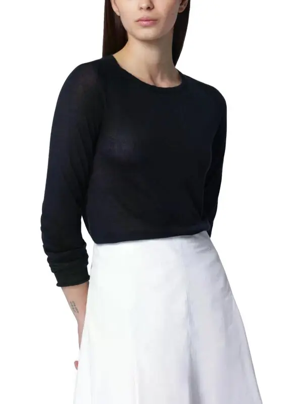 ROBERTO COLLINA Crew Neck Sweater - Blue