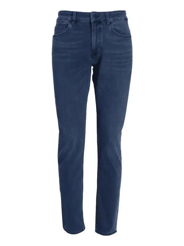 Hugo Boss Slim-fit Jeans With Mid-rise Waist - Blue