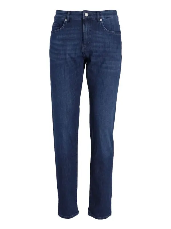 Hugo Boss Mid-rise Slim-fit Jeans - Blue