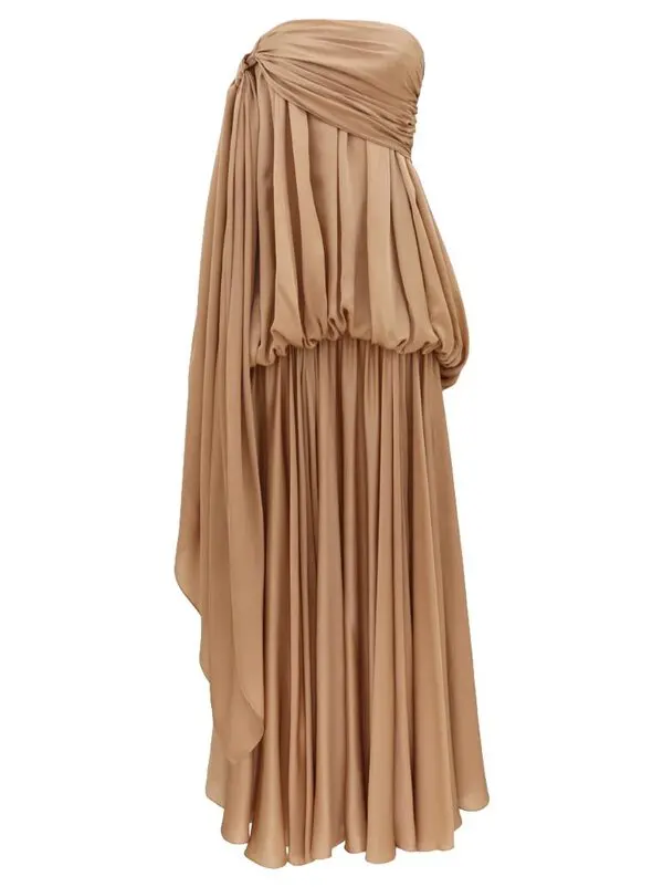 Zimmermann Alchemy Billow Maxi Gown - Champagne