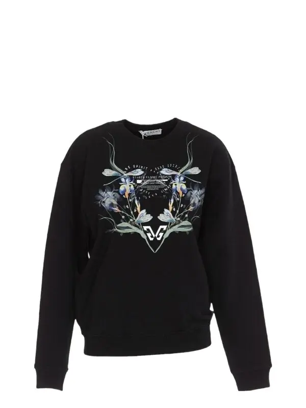 Givenchy Pattern Printed Hoodie - Black