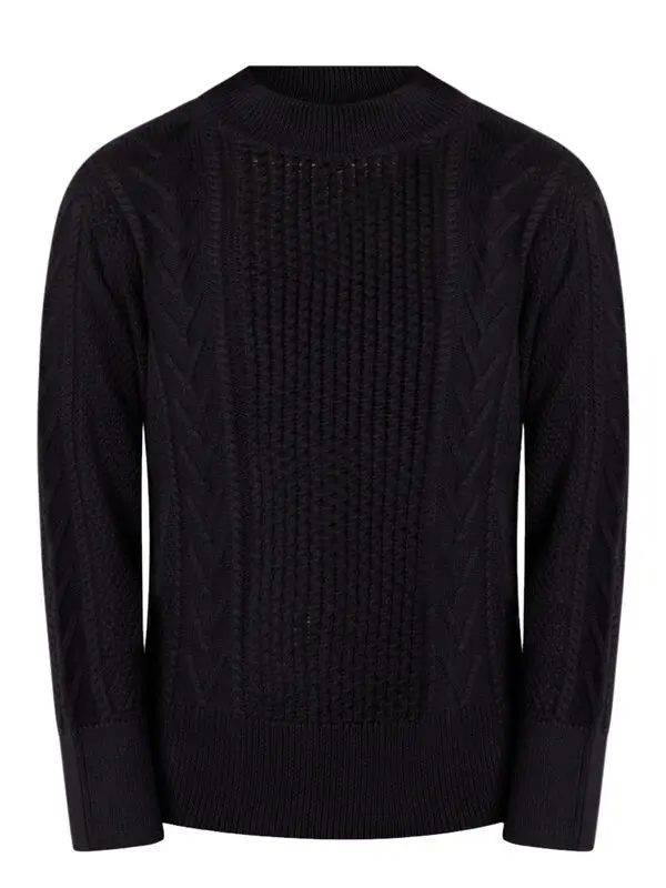 KNOWN SUPPLY Dallas Mock Neck Sweater - Black