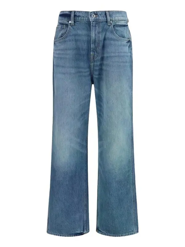 7 For All Mankind Wide-leg Jeans - Blue