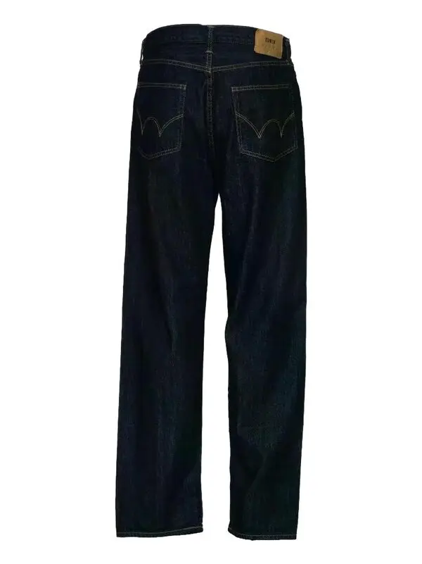 Edwin Logo-patch Loose-fit Jeans - Blue