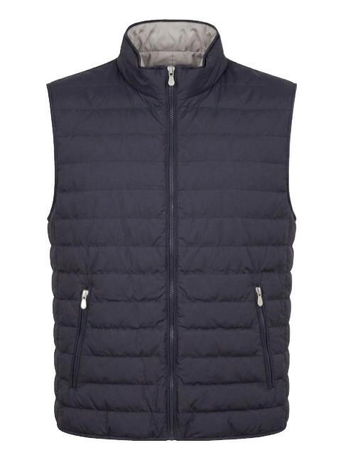 Brunello Cucinelli Quilted Down Vest - Black