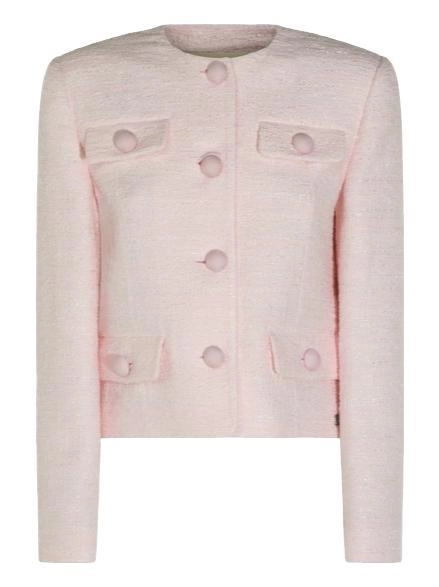 Valentino Garavani Crewneck Tweed Jacket - No
