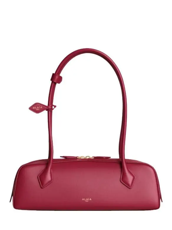 Alaïa Le Teckel Medium Shoulder Bag - Rouge Blush