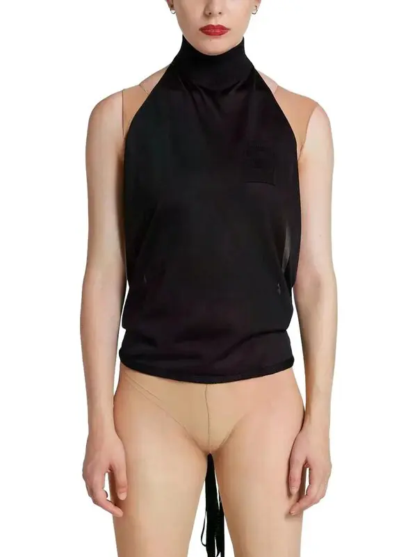 ROT Halter Top - Black