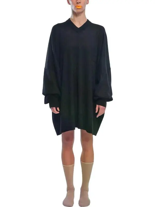 ROT The Transylvania V-neck Sweater - Black