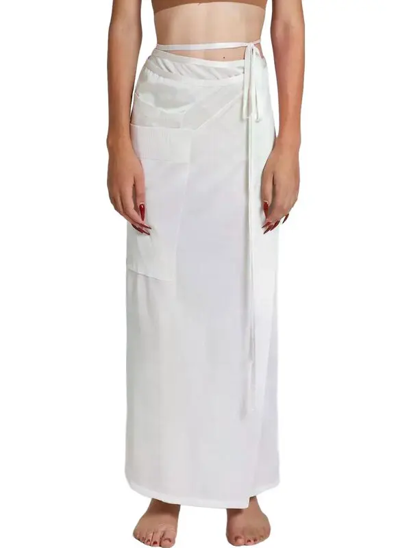 ROT Silk Pareo Skirt - Neutrals