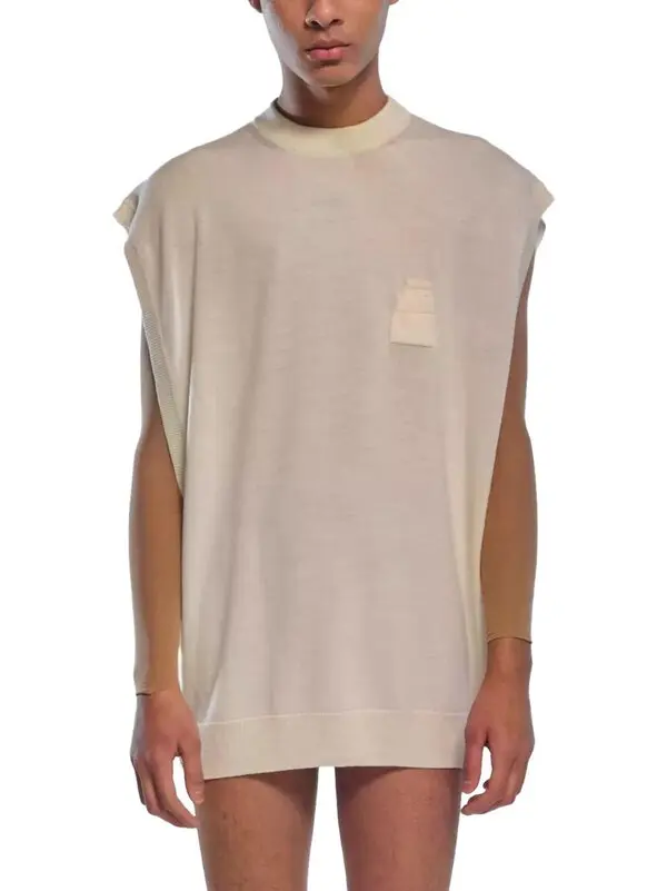 ROT The Mantle Button-fastening Vest - Neutrals