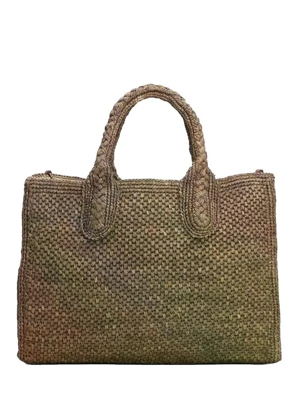 IBELIV Woven Design Tote Bag - Brown