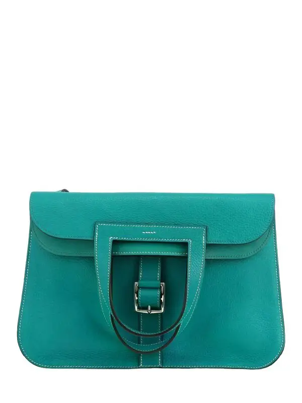 Hermès Halzan Shoulder Bag - Blue