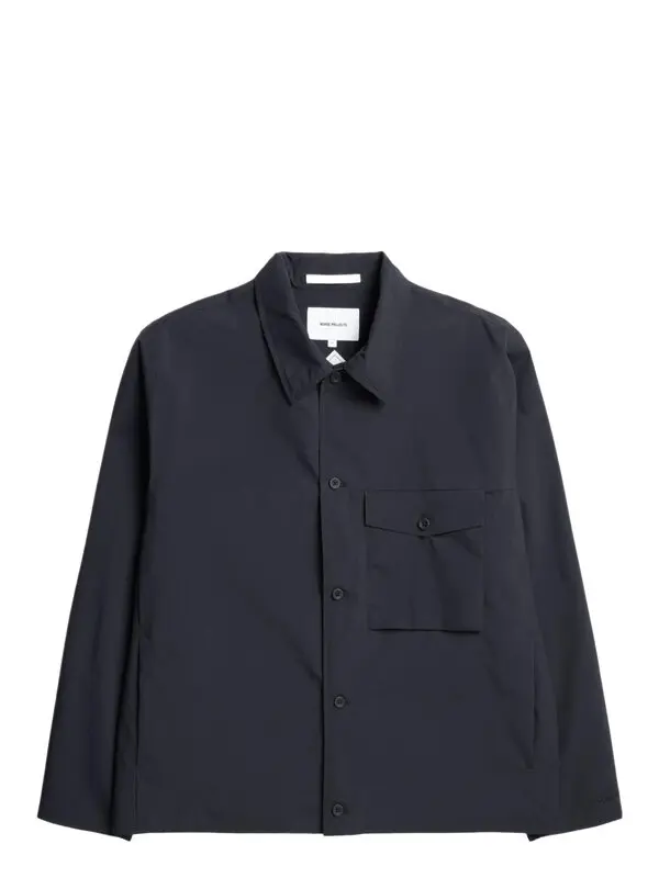 Norse Projects Collared Windproof Jacket - Black