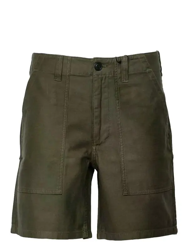 Filson Cotton Sateen Belted Shorts - Green