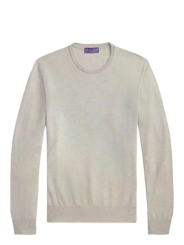 Ralph Lauren Purple Label Cashmere Crew-neck Sweater - Grey