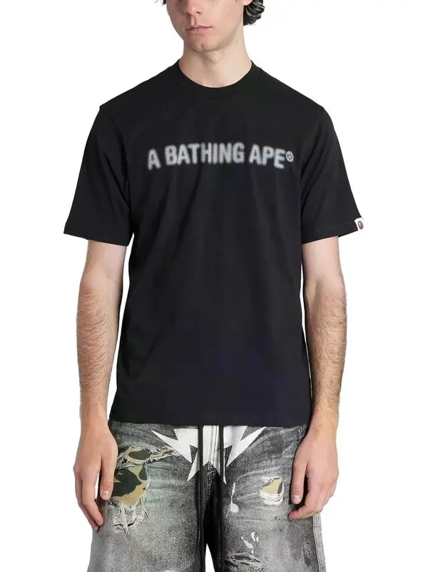 A BATHING APE Logo-print T-shirt - Black