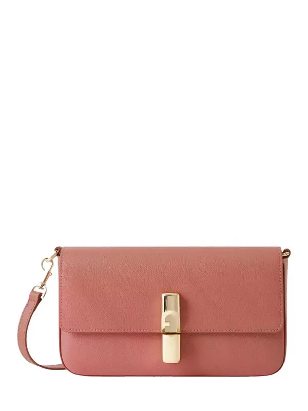 Furla Small Iride Leather Cross Body Bag - Pink