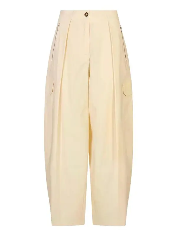 MEIMEIJ Pleated Cargo Trousers - Neutrals