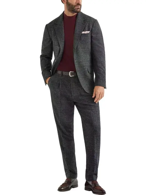Brunello Cucinelli Cotton Jersey Long-sleeve Mock-neck T-shirt - Red