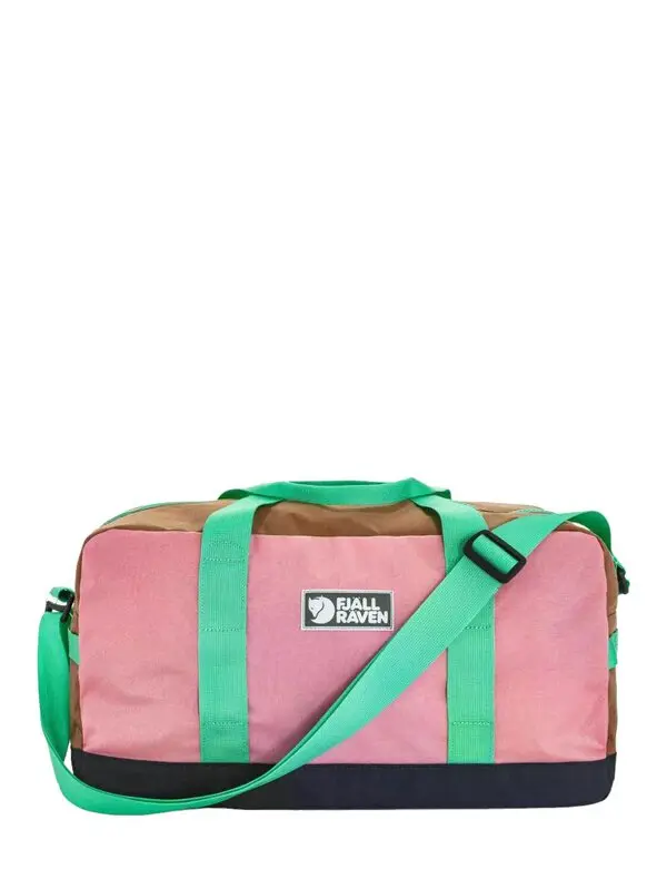 Fjallraven Colour-block Logo-patch Holdall - Pink