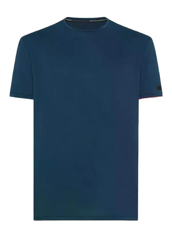 RRD Logo-patch Contrast-trim T-shirt - Blue