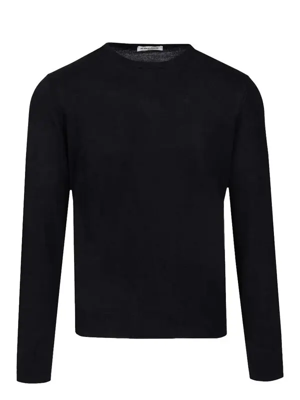 AL DUCA D’AOSTA 1902 Fine-knit Crew-neck Sweater - Blue
