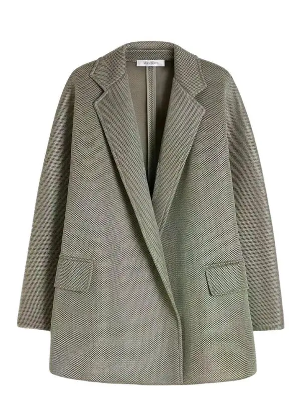 Max Mara Belted Mesh Coat - Grey