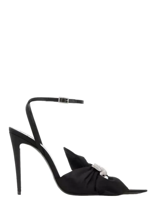 Saint Laurent Crystal-embellished Pumps - Black