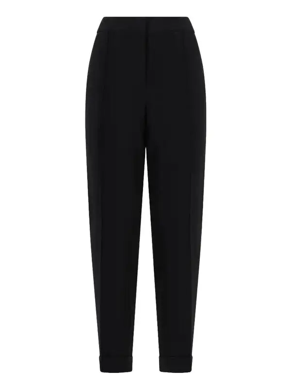 Moschino High-waisted Tailored Trousers - Black