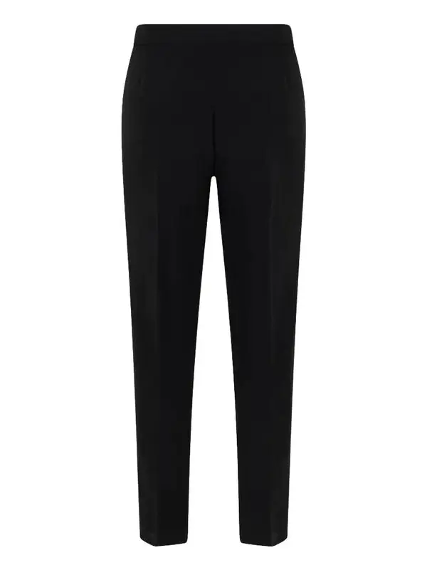 Moschino Straight-leg Elasticated-waistband Trousers - Black