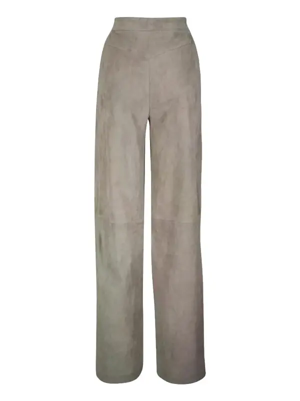 Jitrois Suede Panel Trousers - Neutrals