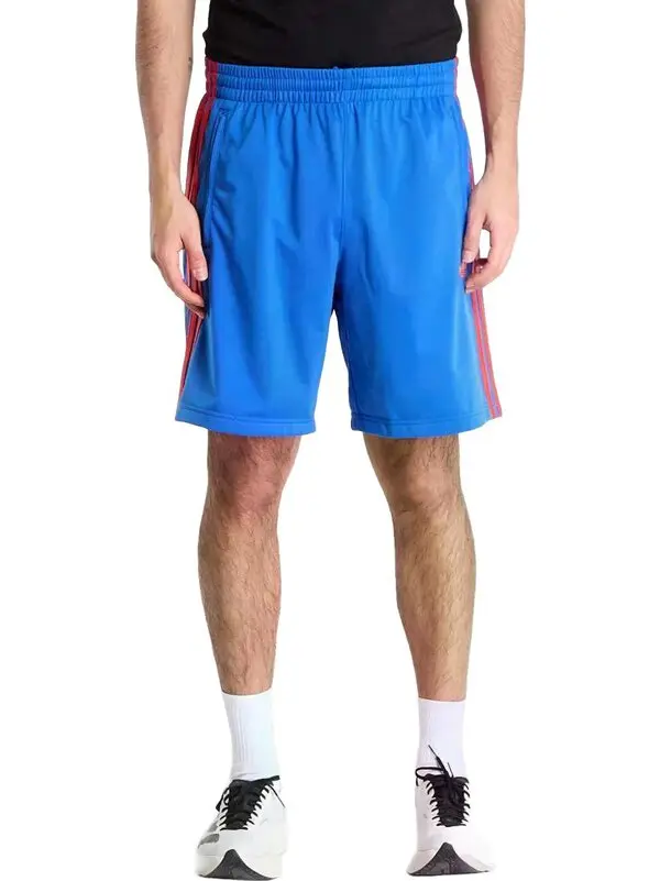 Adidas Firebird Stripe-detail Shorts - Blue