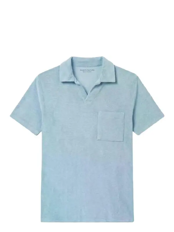 Majestic Filatures Chest-pocket Polo Shirt - Blue