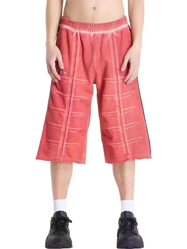 Adidas Thug Club Panelled Shorts - Red