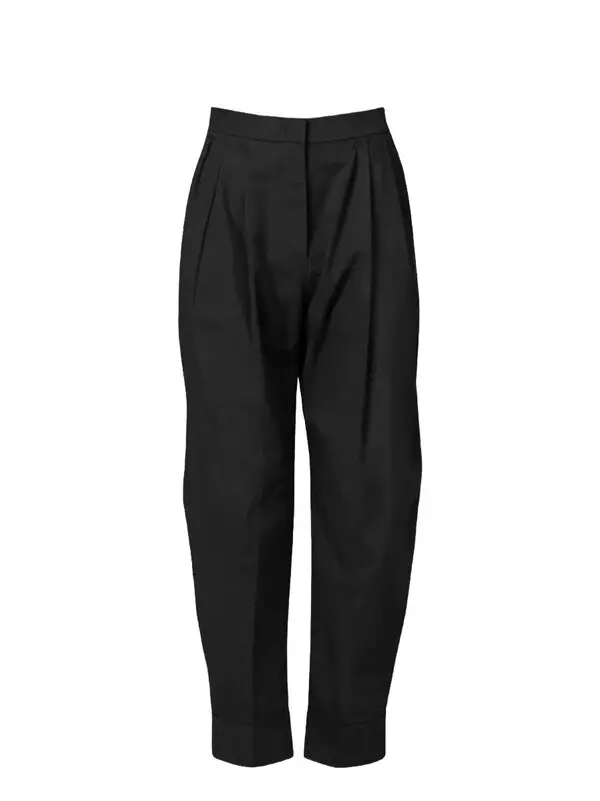 PT TORINO Pleated Detail Trousers - Black