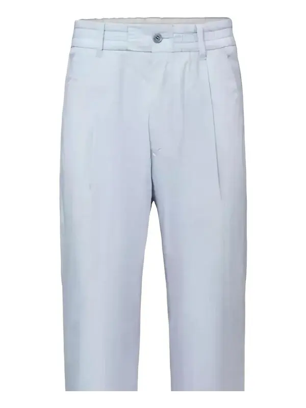 DRYKORN Pleated Elasticated-waistband Trousers - Blue