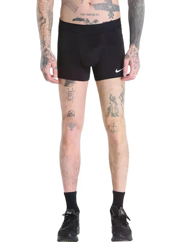 Nike Pro Logo-print Shorts - Black