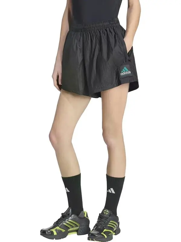 Adidas Equipment Logo-patch Shorts - Black